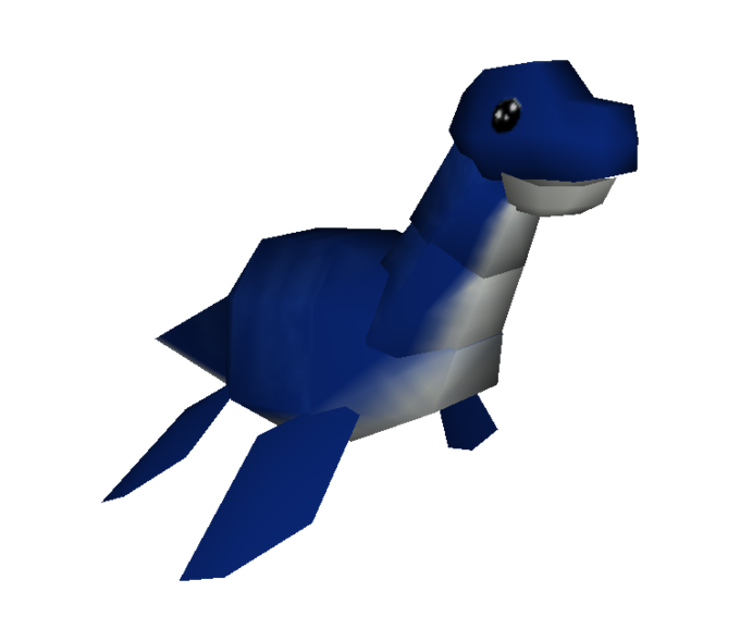 Dorrie from Super Mario 64 | Low Poly Gimmick Accounts | Know Your Meme