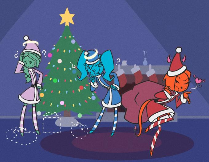 -T'was the night before Christmas, and all through the house -Not a ...