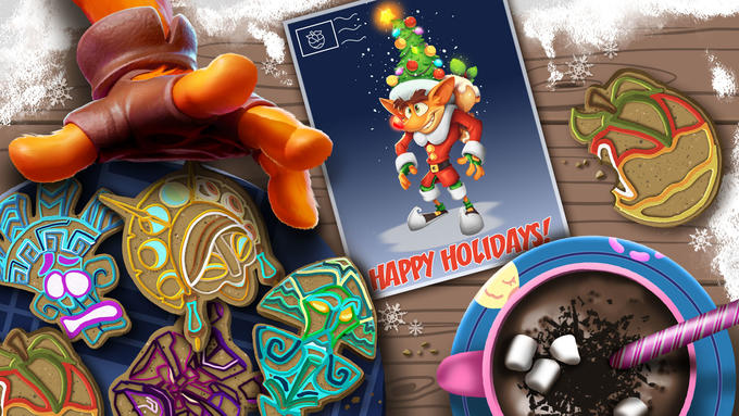Merry Crashmas and have a Happy Holidays from your favorite Bandicoot ...