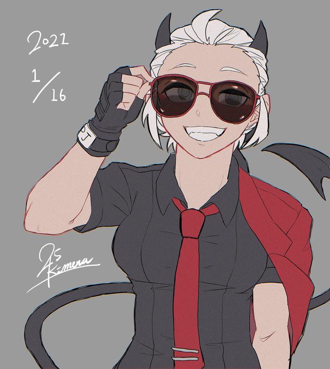 Inverted Colours Justice by 25_Kimera | Helltaker | Know Your Meme