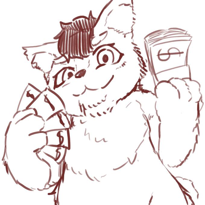 Suspiciously wealthy furry by @new_black_dog | Know Your Meme