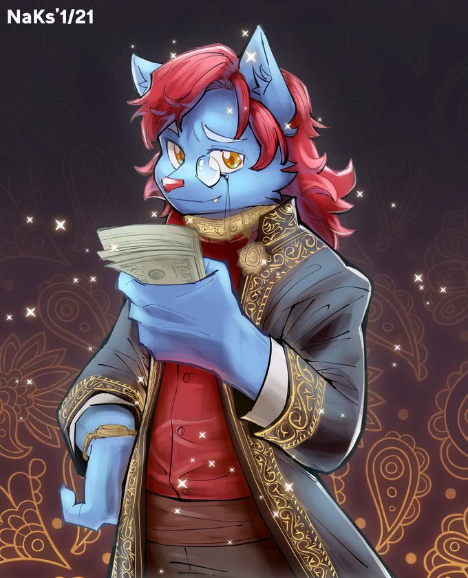 Suspiciously wealthy furry by @NaKs_001 | Know Your Meme