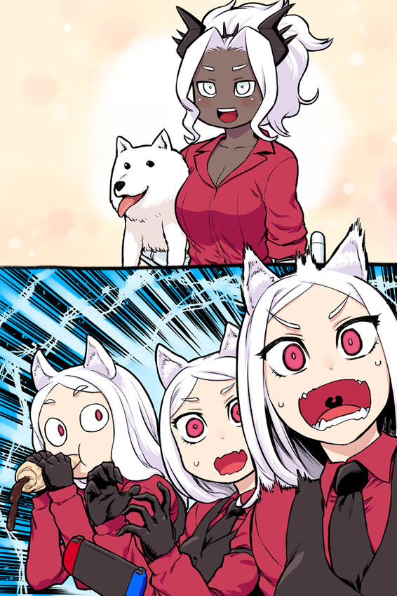 Shoking Doggos by tukudani01 | Helltaker | Know Your Meme