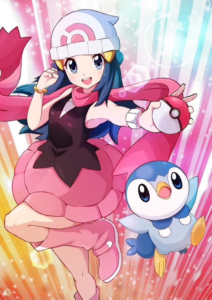 Strike a pose Dawn! | Pokémon | Know Your Meme