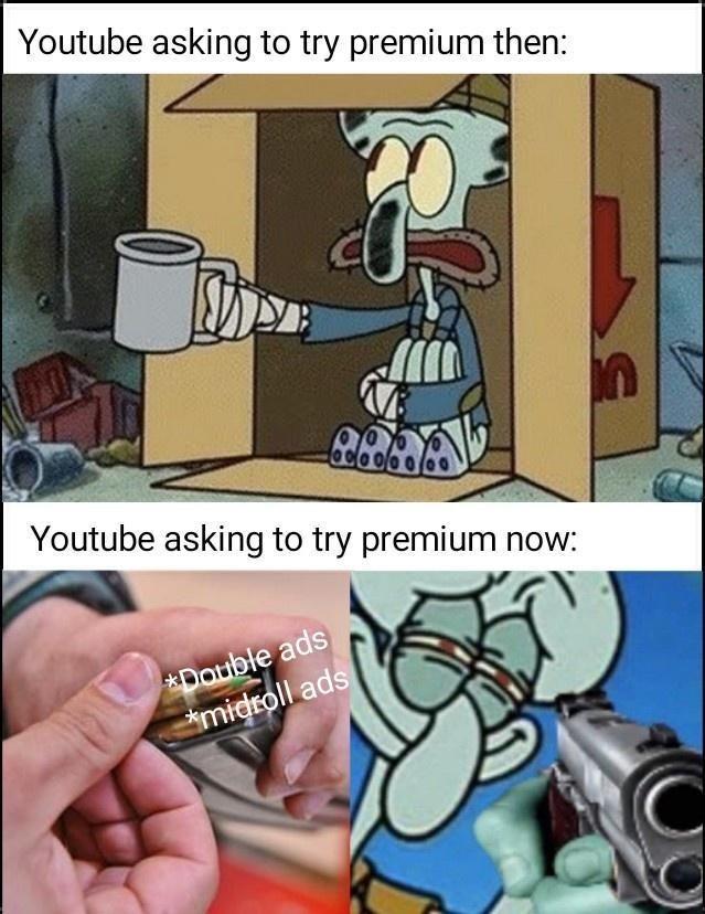 Sign up for YouTube premium this isn't a request :) | YouTube | Know ...