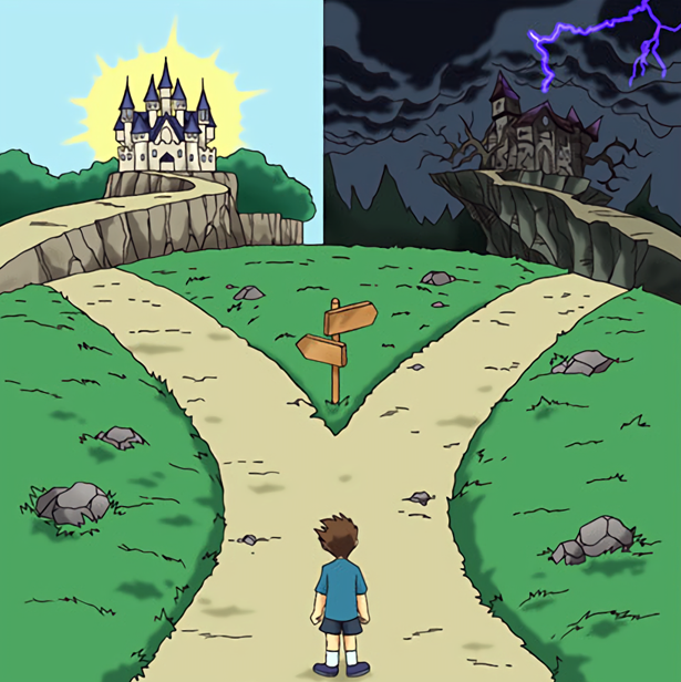 Dramatic Crossroads Know Your Meme
