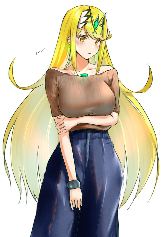 Casual Mythra Xenoblade Chronicles 2 Know Your Meme