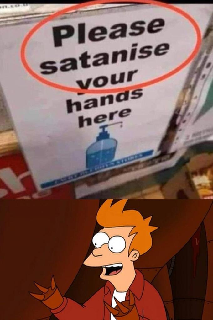 Hand Satanization Successful | Futurama | Know Your Meme