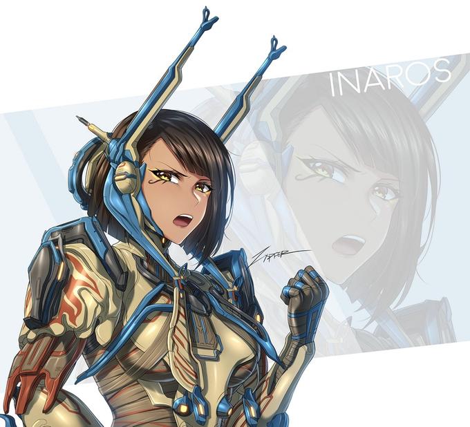 Inaros Genderswap by @Halaste | Warframe | Know Your Meme