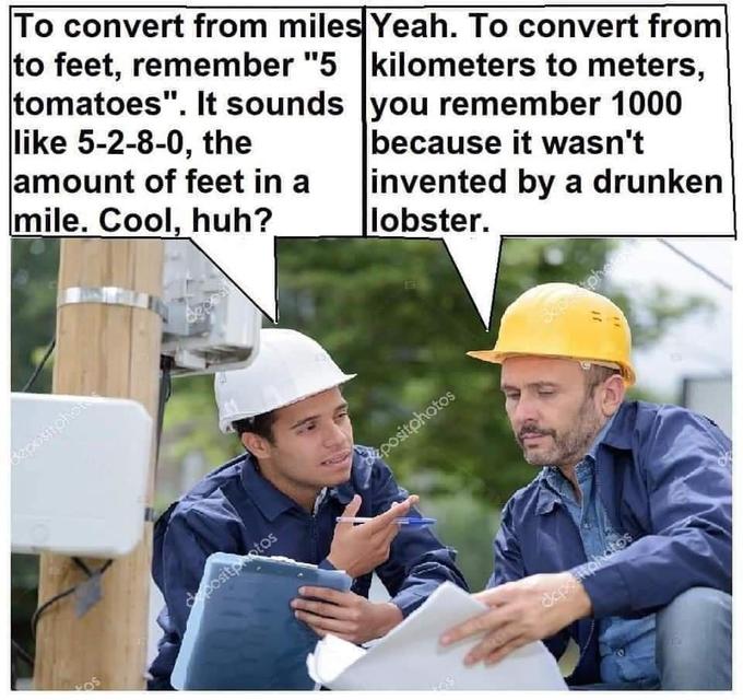 Convert From Miles To Feet Know Your Meme
