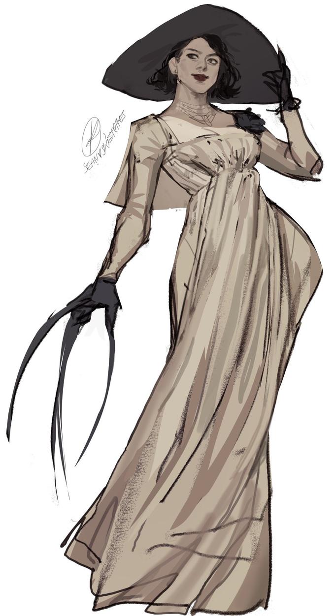 Lady Dimitrescu by SeanSketches | Know Your Meme