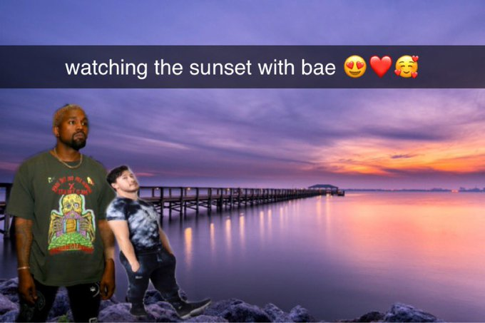 sunset with bae | #Kanyeiplier | Know Your Meme