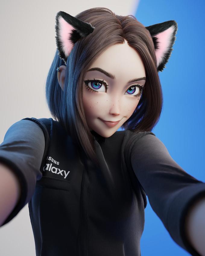 Catgirl Samsung Sam | Samsung Sam | Know Your Meme