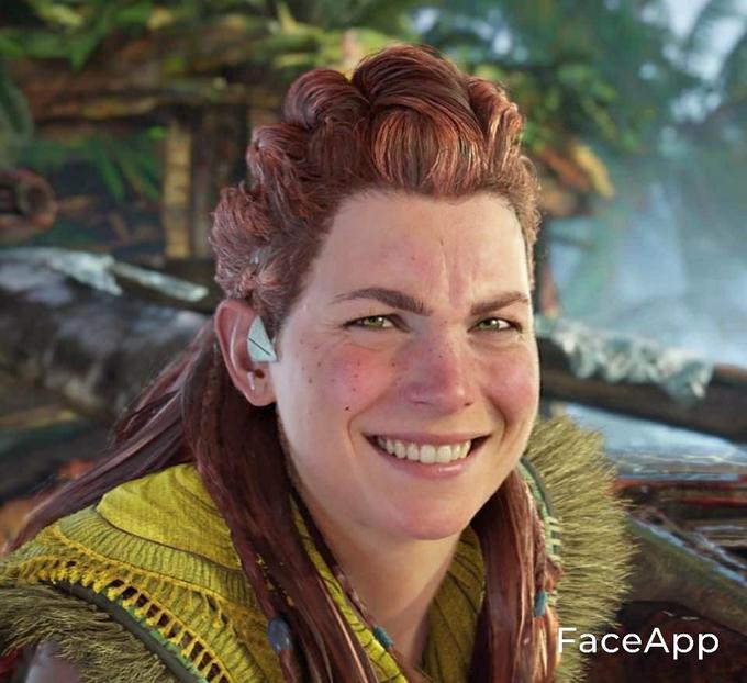 Aloy but I properly use FaceApp as god intended. | Aloy (Horizon Zero ...