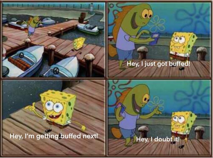 Spongebob waiting for a buff | Nickelodeon All-Star Brawl | Know Your Meme