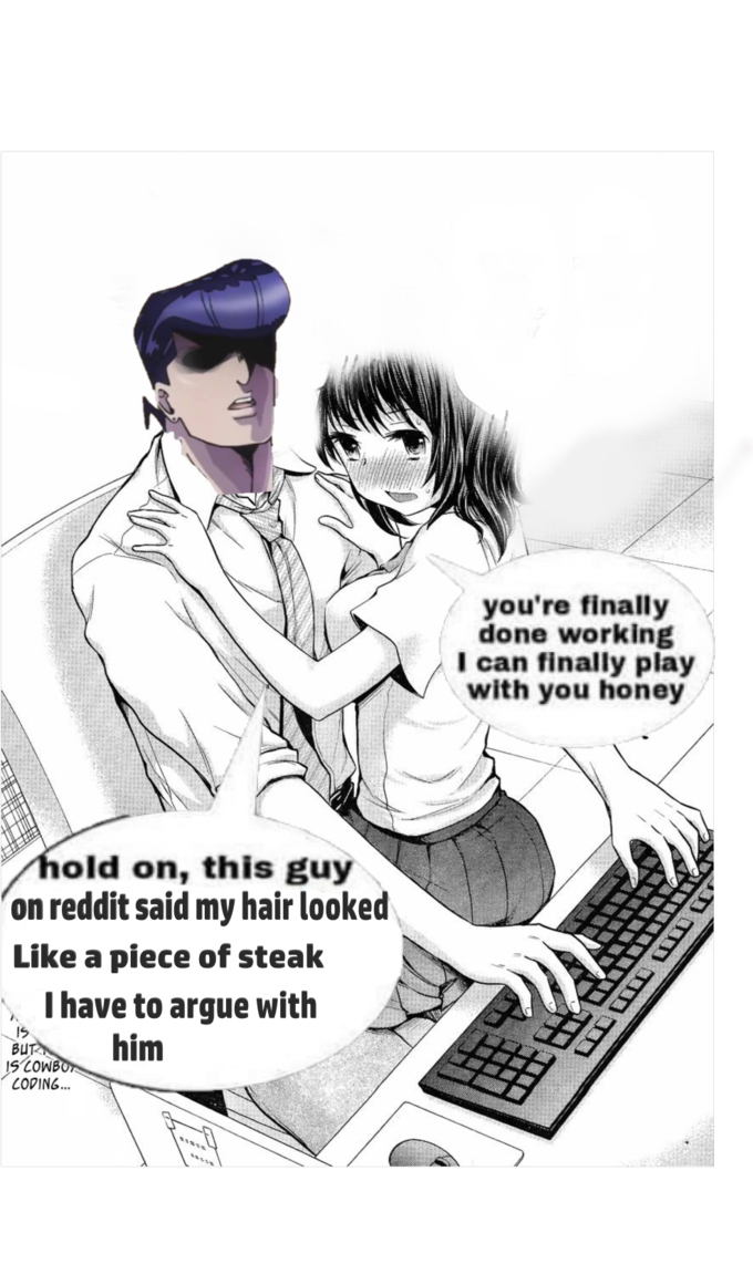 Josuke s First Time On Reddit r ShitPostCrusaders Baby Can You 