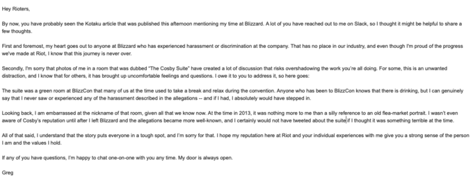 Greg Street's Comment on the Cosby Suite | Cosby Suite | Know Your Meme