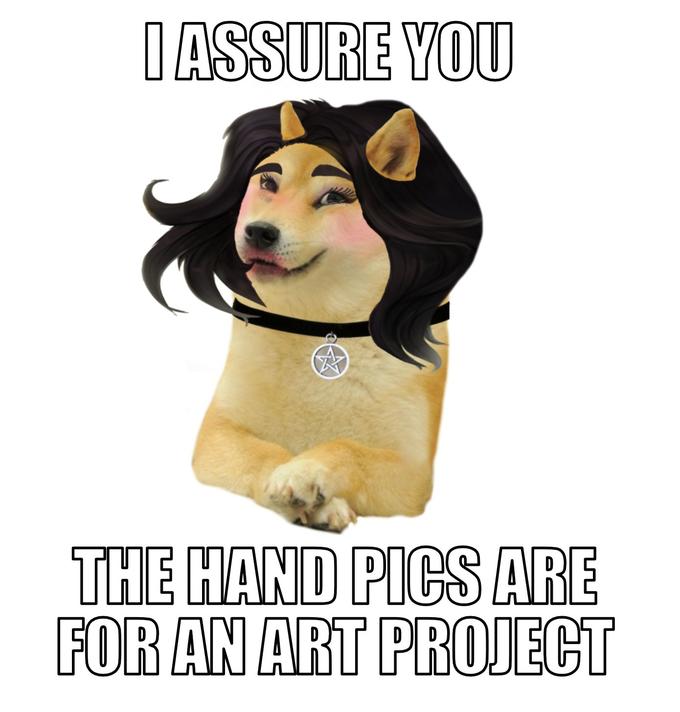 Woman doge hand fetish | Ironic Doge Memes | Know Your Meme