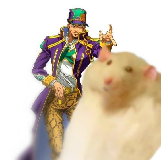 Jotaro Kujo Throwing a Fat Rat | JoJo's Bizarre Adventure | Know Your Meme