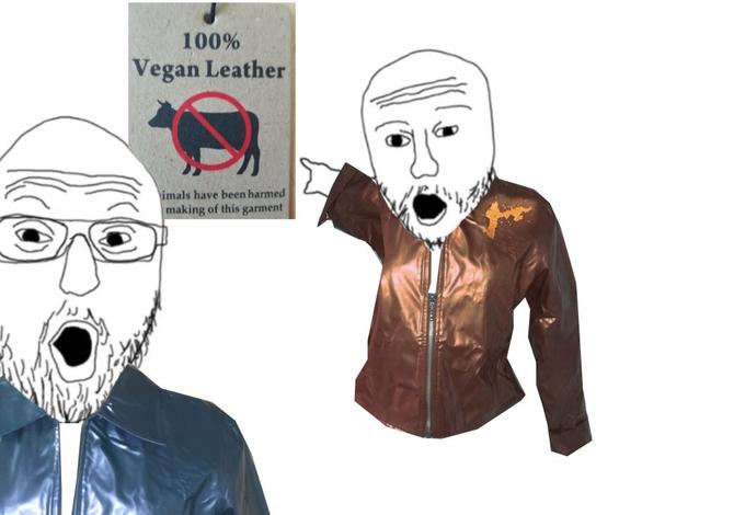 Soyjaks pointing at pleather | Two Soyjaks Pointing | Know Your Meme