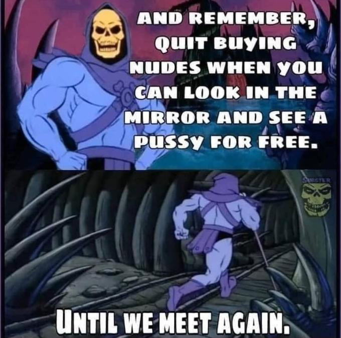 Skeletor Running Meme Captions Pages