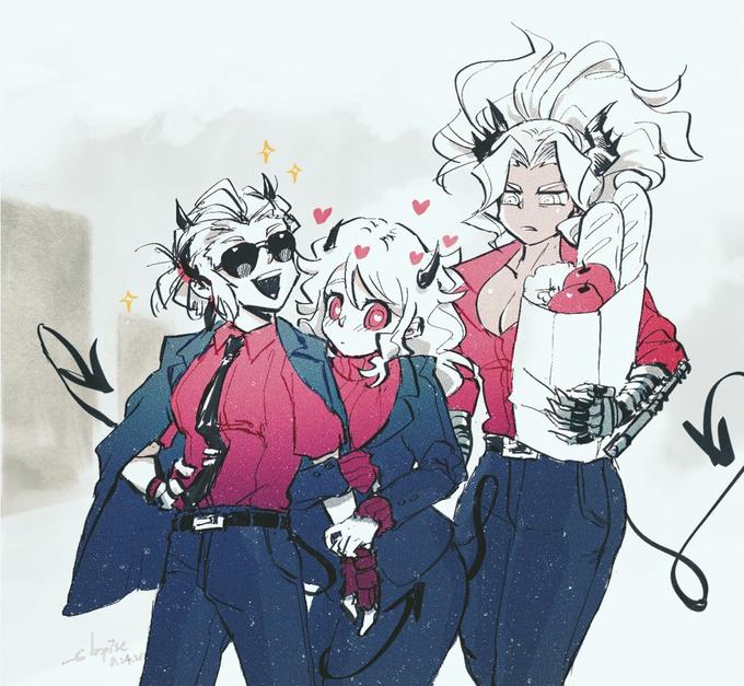 Returning from store by 𝔾𝕝𝕒𝕡𝕚𝕤𝕖 (@tshgtshb) | Helltaker | Know Your Meme