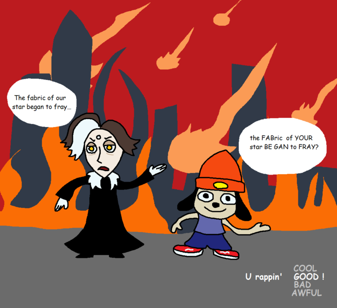 JUST a LITtle FUR THER and I will SEE the END OF a WORLD! | PaRappa the ...