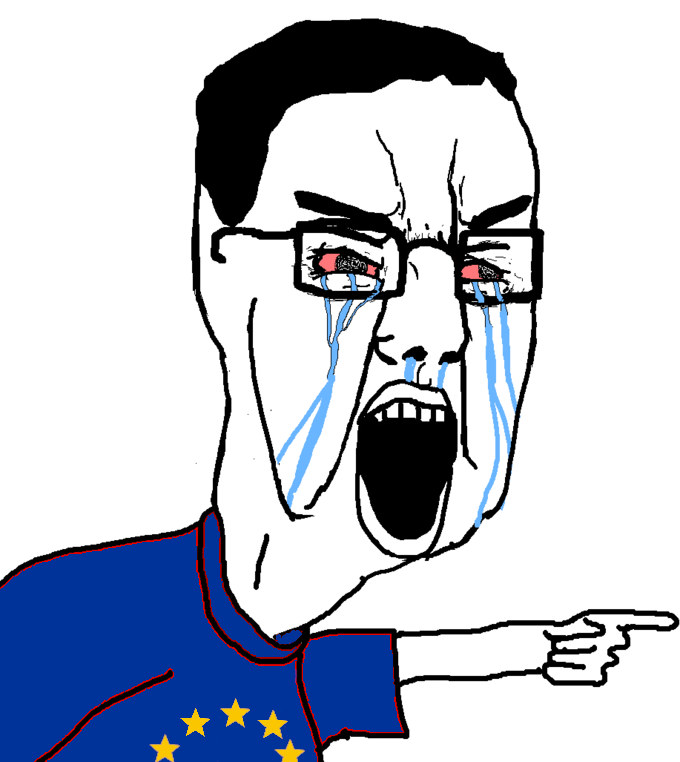 europe chud cry finger | Poljak / Le /pol/ Face | Know Your Meme