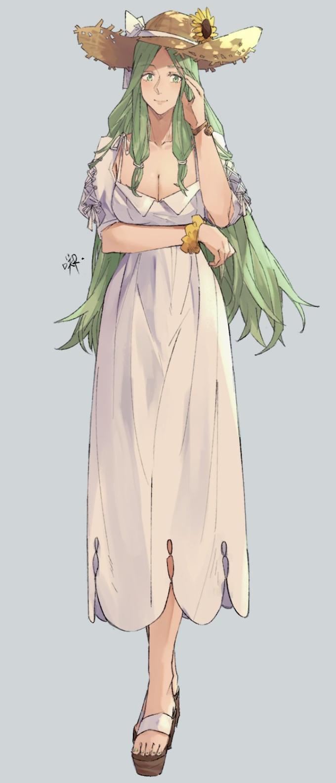 Summer Rhea by @sakuuremi | Fire Emblem: Three Houses | Know Your Meme