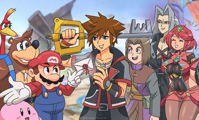 Congrats to Sora from Kingdom hearts on being the final fighter in ...