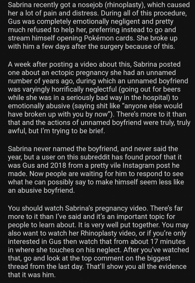 Gus Johnson | Gus Johnson Abuse Allegations | Know Your Meme