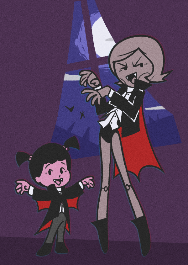 VamPolly and Count Michelle. | Emmy The Robot / Nandroid | Know Your Meme