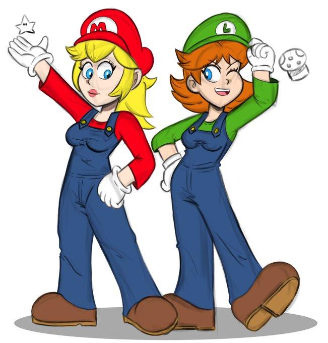 Peach and Daisy getting ready to go an adventure! | Super Mario | Know ...