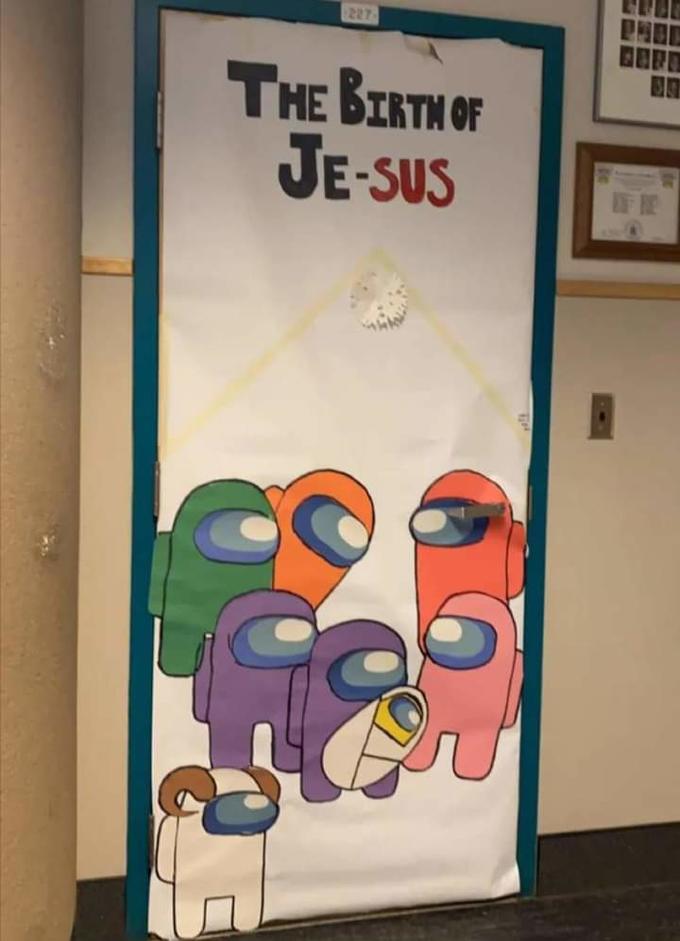 The Birth of Je-sus | Among Us | Know Your Meme
