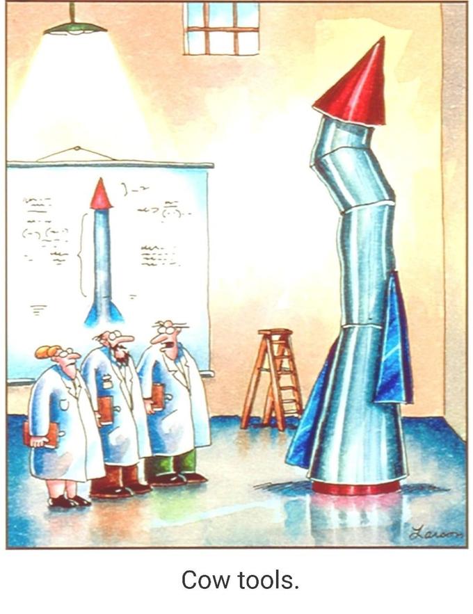 Another far side with the punchline replaced with "Cow Tools" | Cow ...