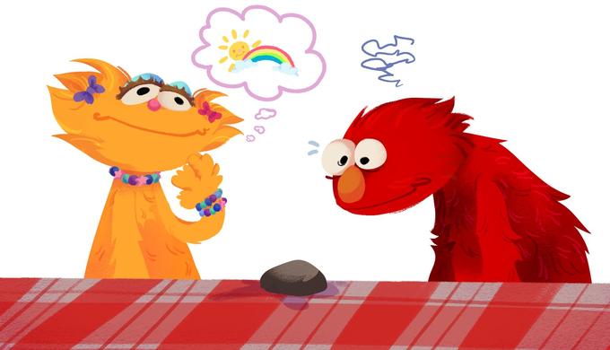 HE'S A ROCK by vivianaruyz | Elmo vs. Rocco | Know Your Meme