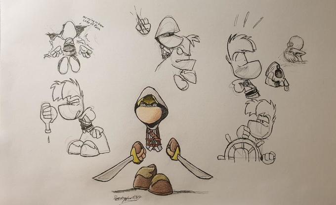 "Ahoy, mateys. Just made some doodles of this pirate/assassin." | Know ...