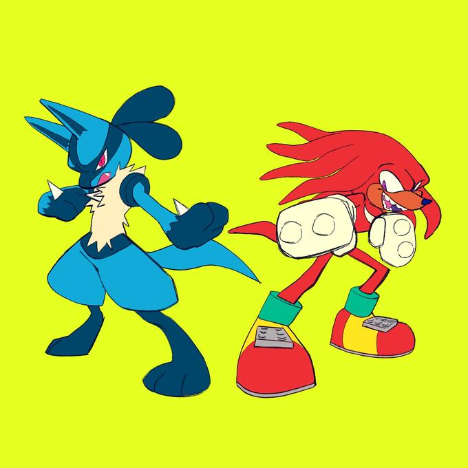 Lucario and Knuckles | Crossover | Know Your Meme