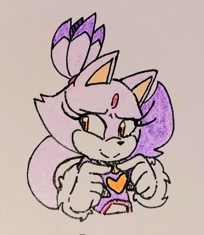 Cute Blaze | Sonic the Hedgehog | Know Your Meme
