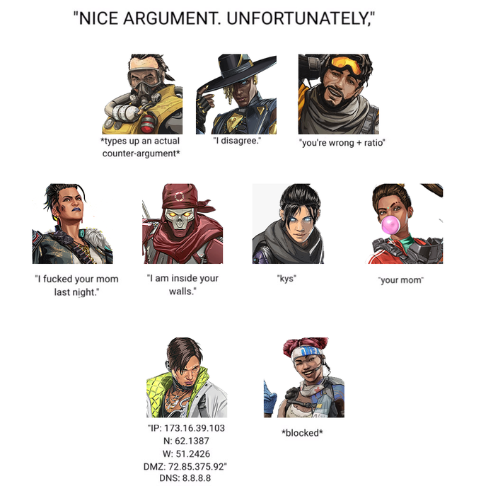 Nice Argument Unfortunately Grid Apex Legends Nice Argument 