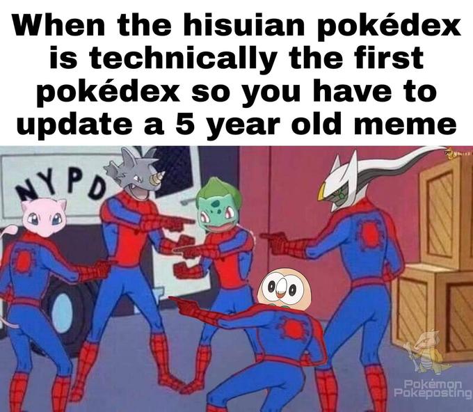 What was the first Pokemon? | Pokémon Legends: Arceus | Know Your Meme