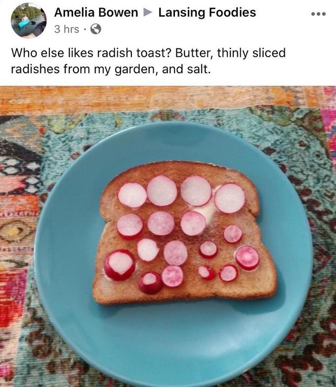 Radish Toast | Know Your Meme