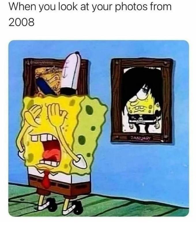 When you look at your photos from 2008 | SpongeBob SquarePants | Know ...