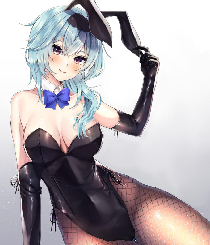 Bunny Girl Eula | Bunny Suit | Know Your Meme