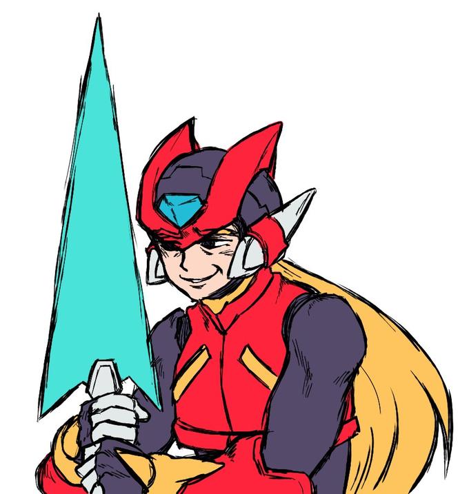 Rare image of Axl and Zero playing baseball during the Elf Wars. | Know ...