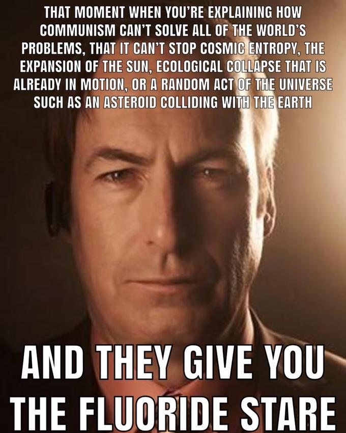 Fluoride Stare meme Fluoride Stare Know Your Meme