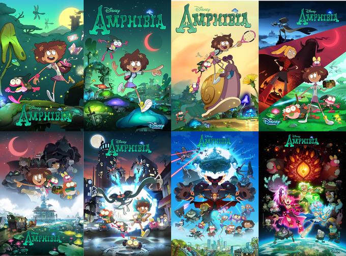 Every Single Poster We Have Gotten for the Show from First to Last | Amphibia | Know Your Meme