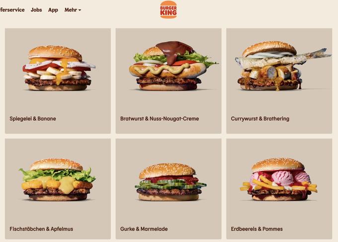 German Burger King New Menu | German Burger King | Know Your Meme