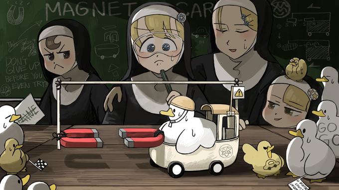 Her Invention Failed | Little Nuns / Nuns And Ducks | Know Your Meme