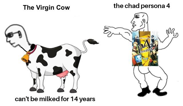 The Virgin Cow vs. The Chad Persona | Megami Tensei - Persona | Know ...